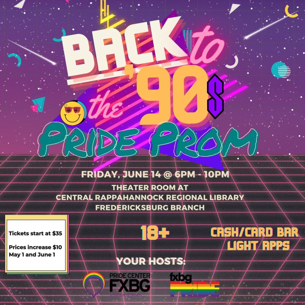 Pride Prom – Fredericksburg Pride